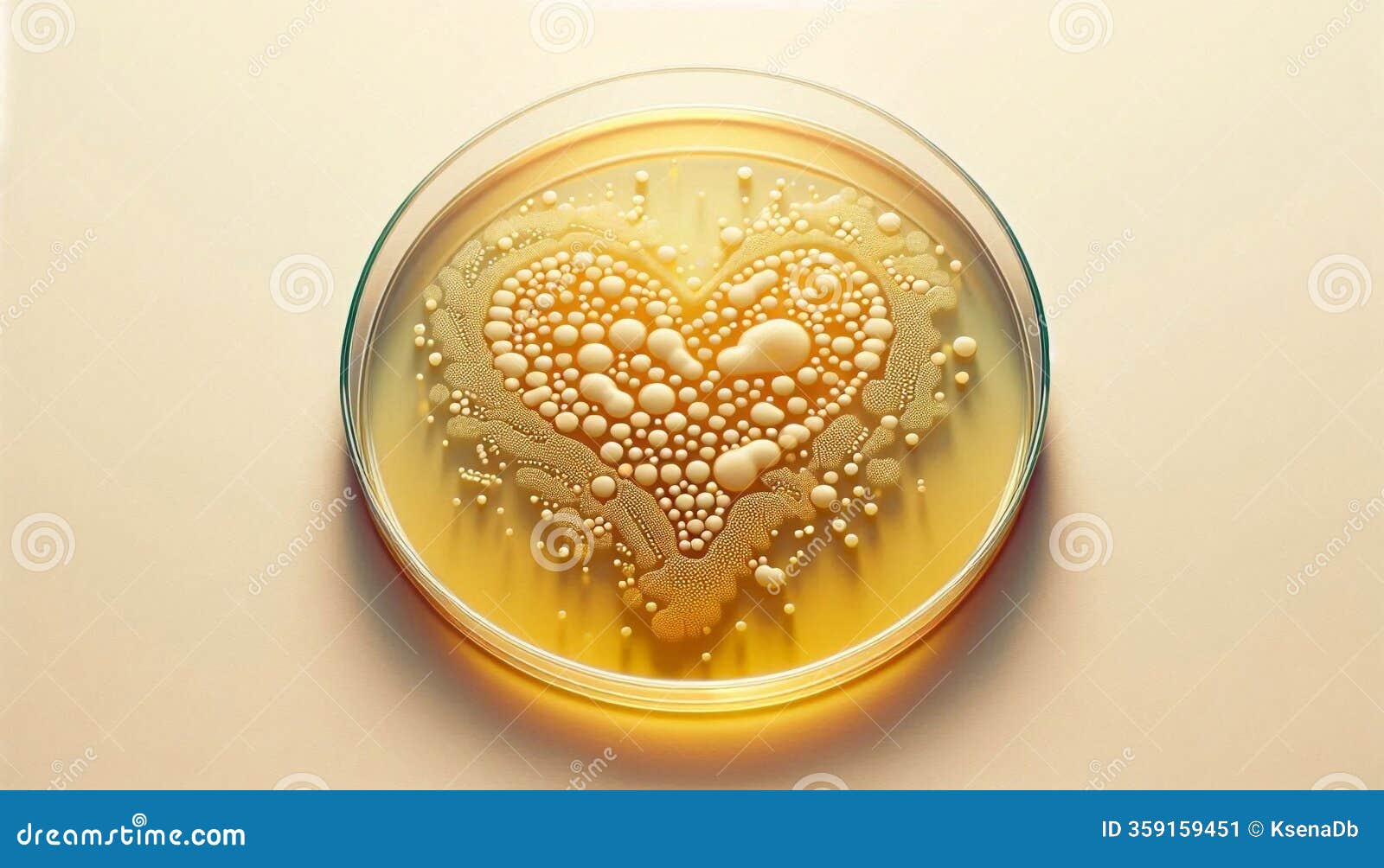 Heart-shaped Colonies Of Bacteria Royalty-Free Stock Photo ...