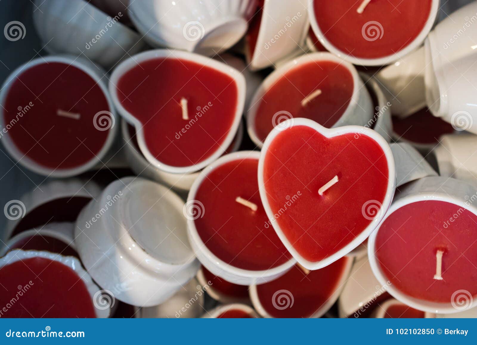 Heart Shaped Colorful Decorative Objects Stock Photo - Image of ...