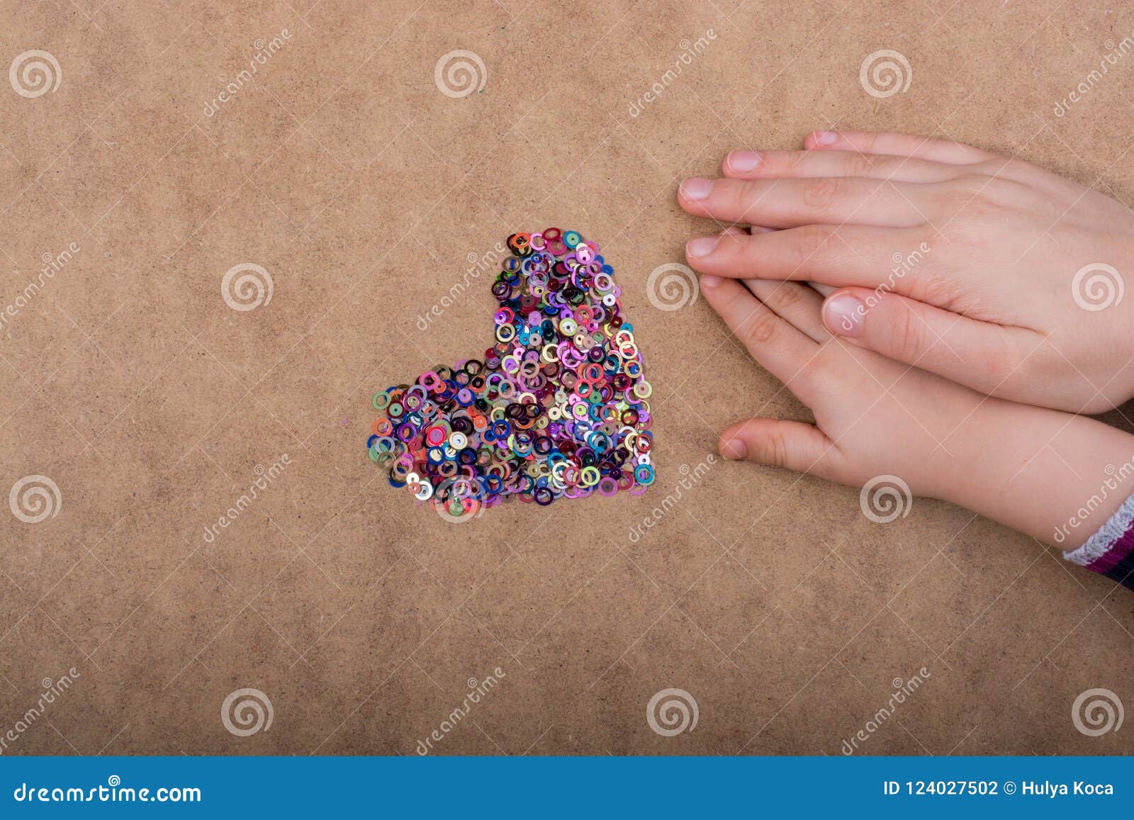 Heart Shaped Colorful Decorative Objects Stock Photo - Image of luxury ...