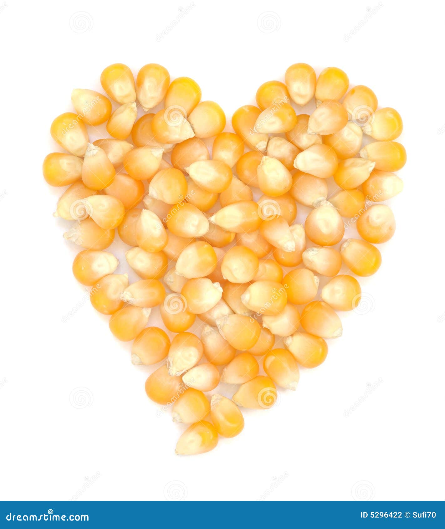 Heart shaped corn seeds stock photo. Image of cobs, corns - 5296422