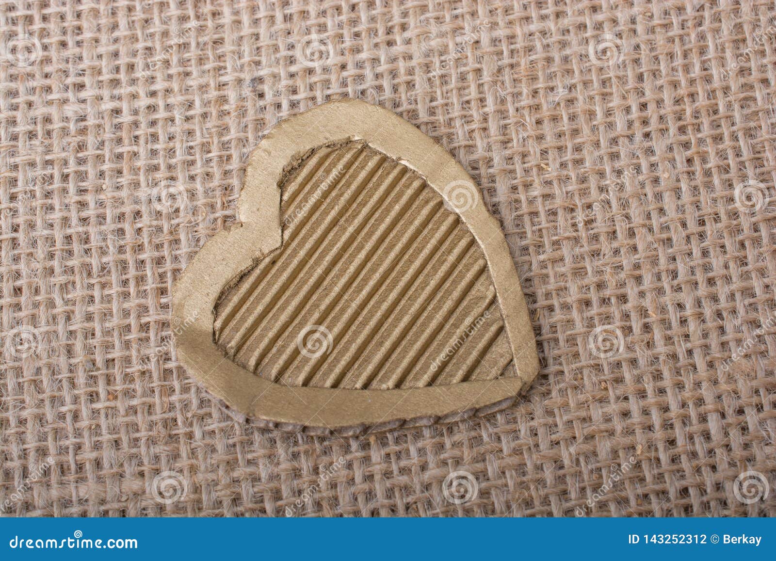 Heart Shaped Cut Out of a Cardboard Stock Photo - Image of dear ...