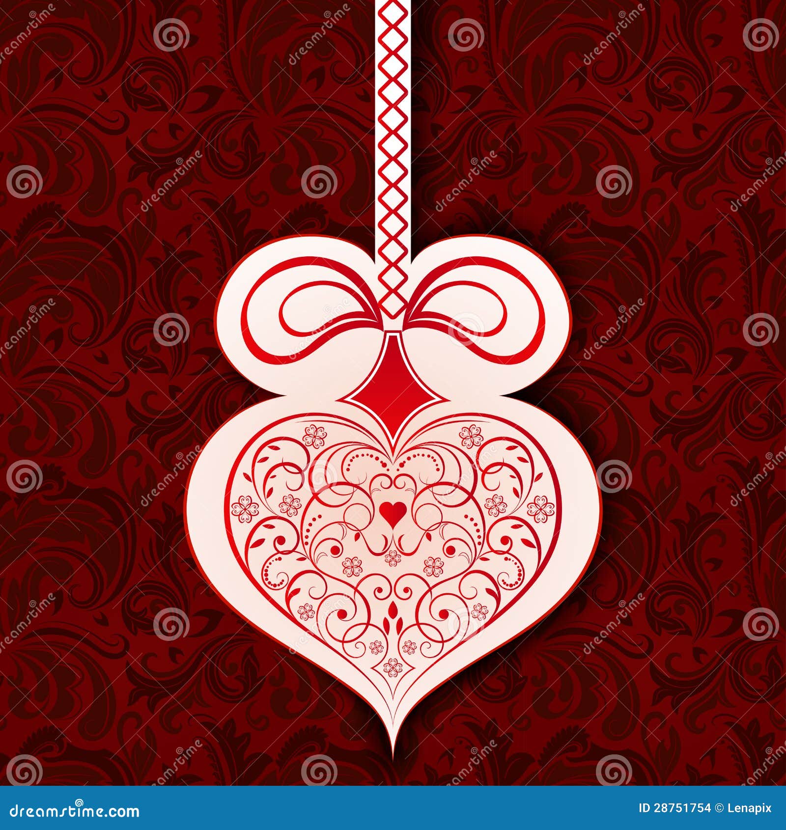 Heart Shaped Design Element Stock Vector - Illustration of decoration ...