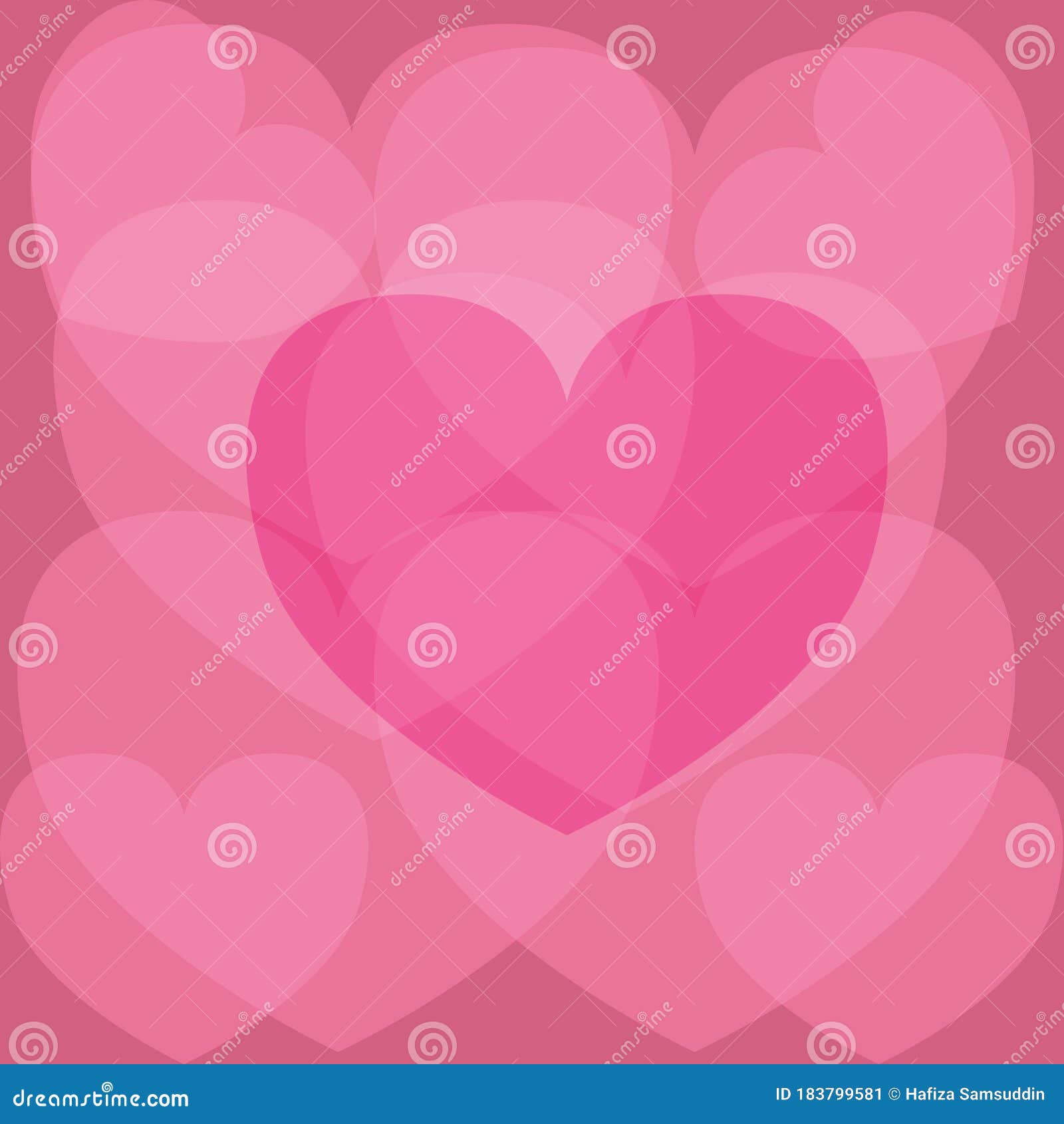 Heart Shaped Design. Vector Illustration Decorative Background Design ...