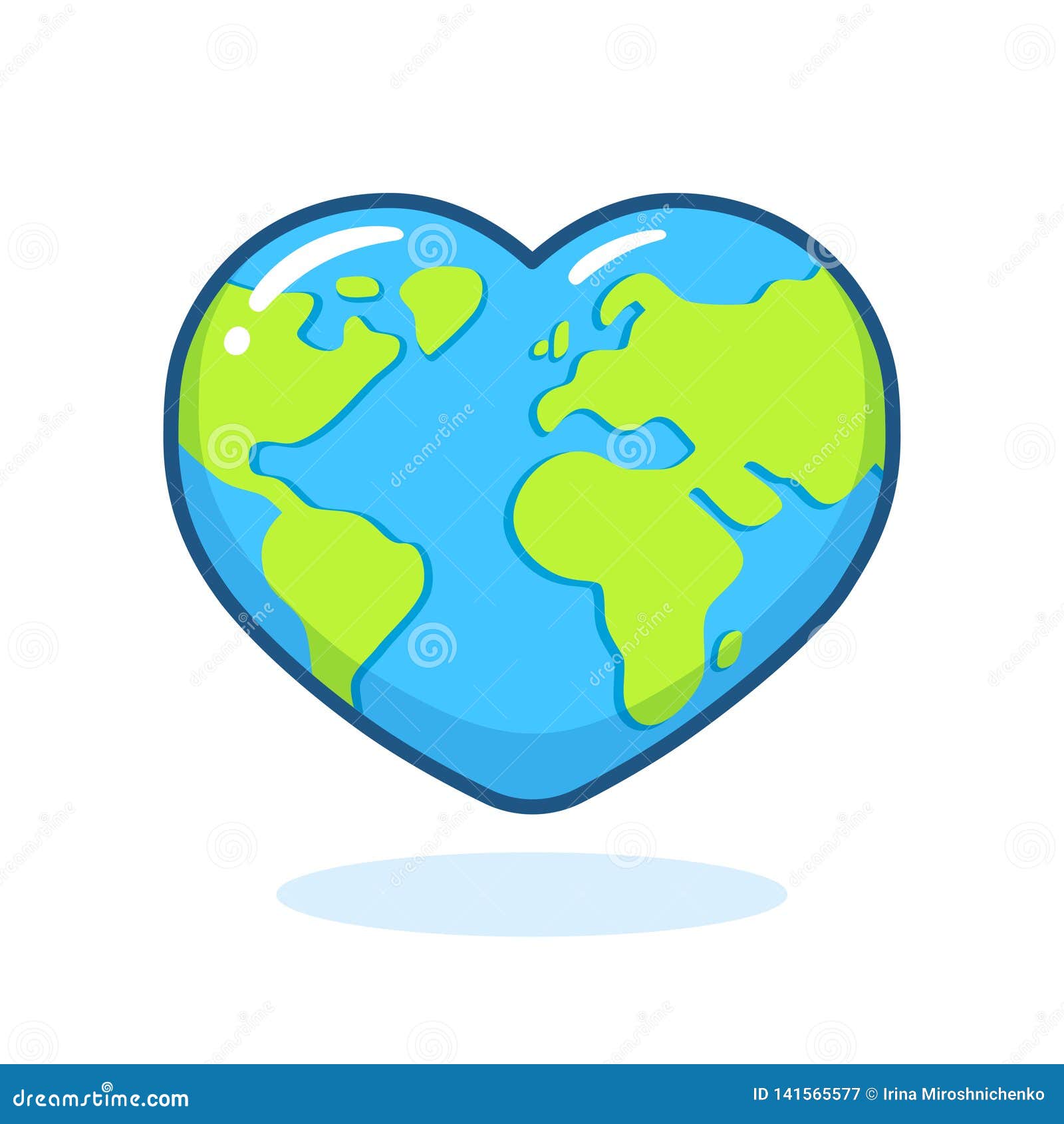Heart shaped earth stock vector. Illustration of global - 141565577 Heart shaped earth stock vector. Illustration of global - 141565577