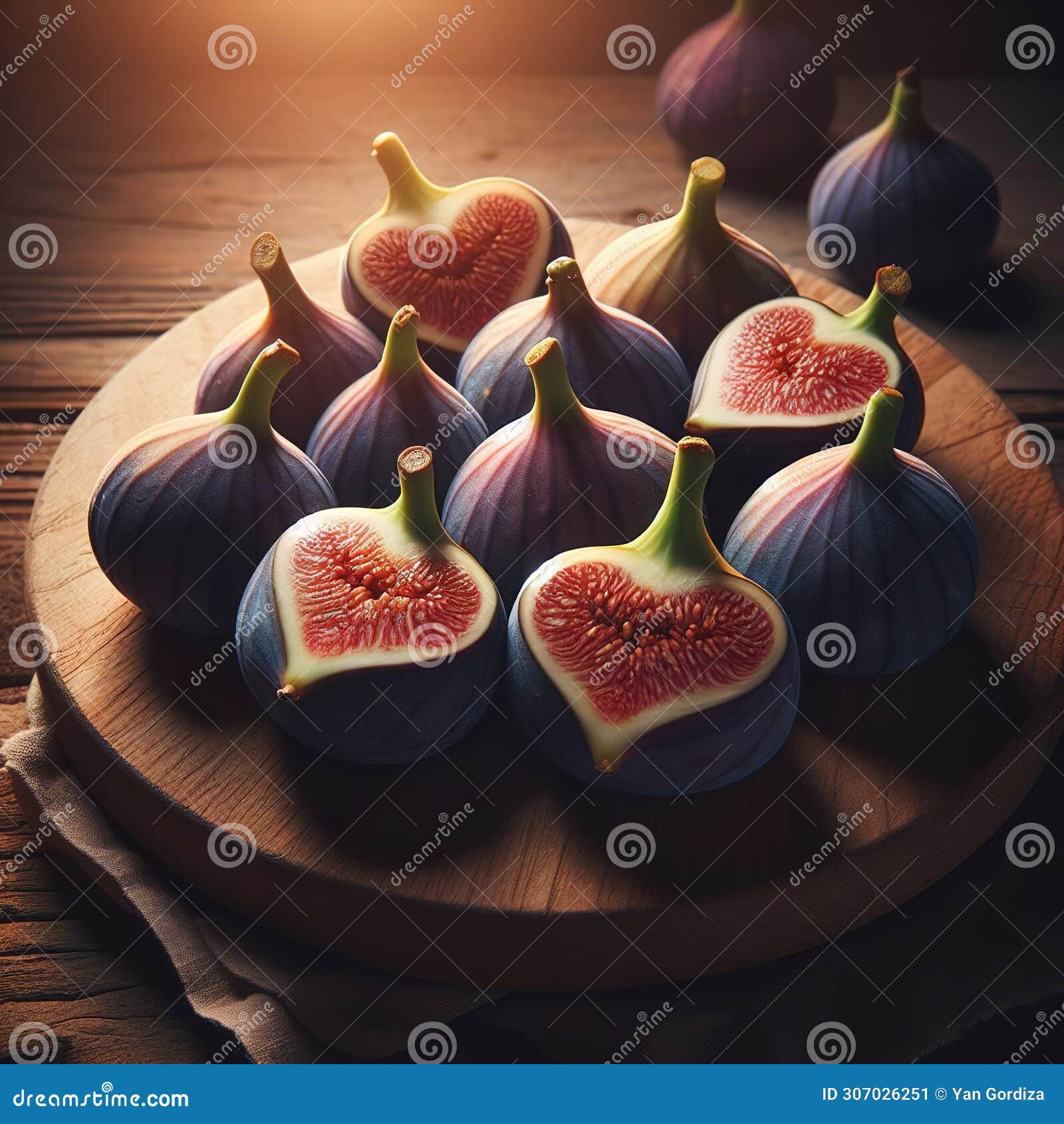 Heart-shaped Figs. White Background. Insulation Stock Image - Image of ...