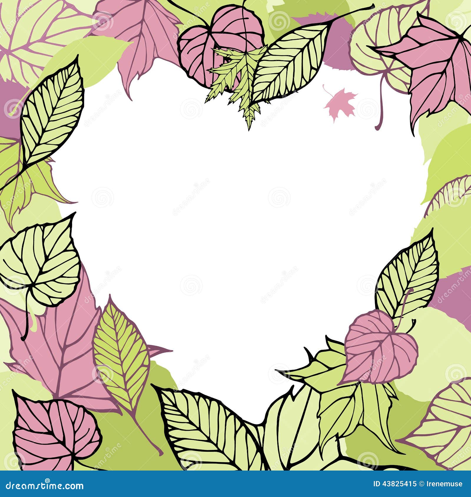 Heart-shaped frame stock vector. Illustration of macro - 43825415