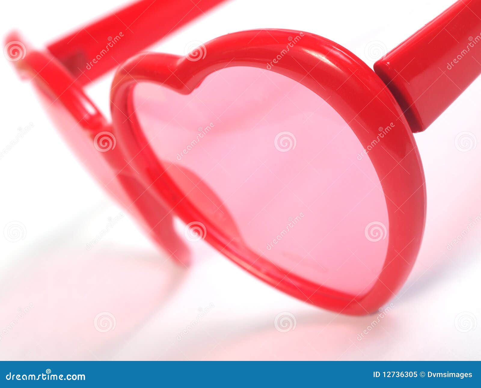 Heart Shaped Glasses stock image. Image of bright, isolated - 12736305