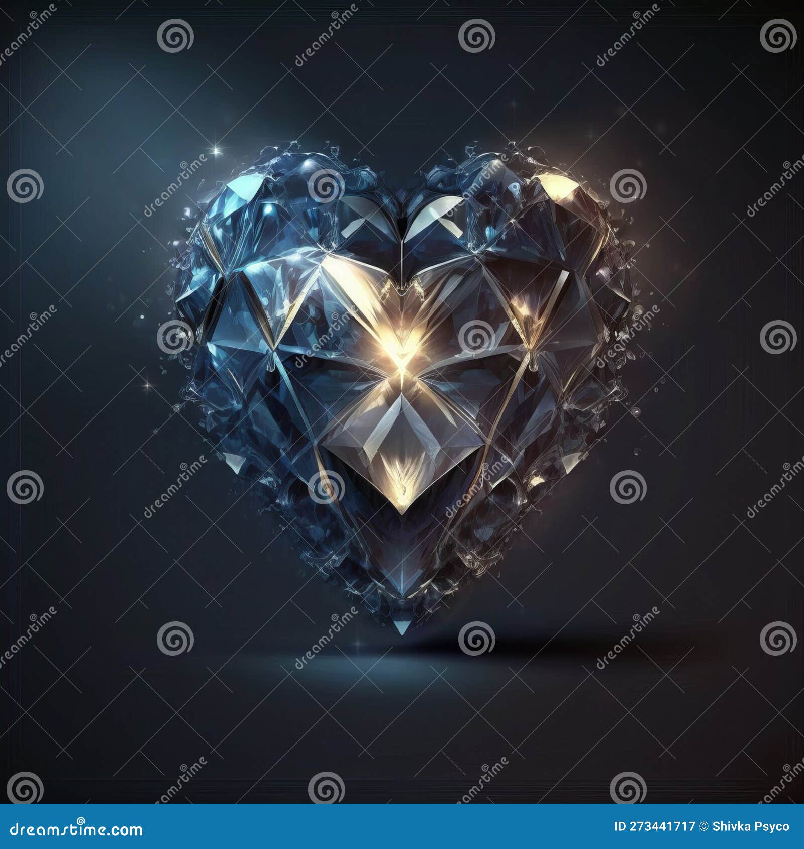 Glowing Diamond Neon Lights. Abstract, Colorful Jewels Sparkling ...