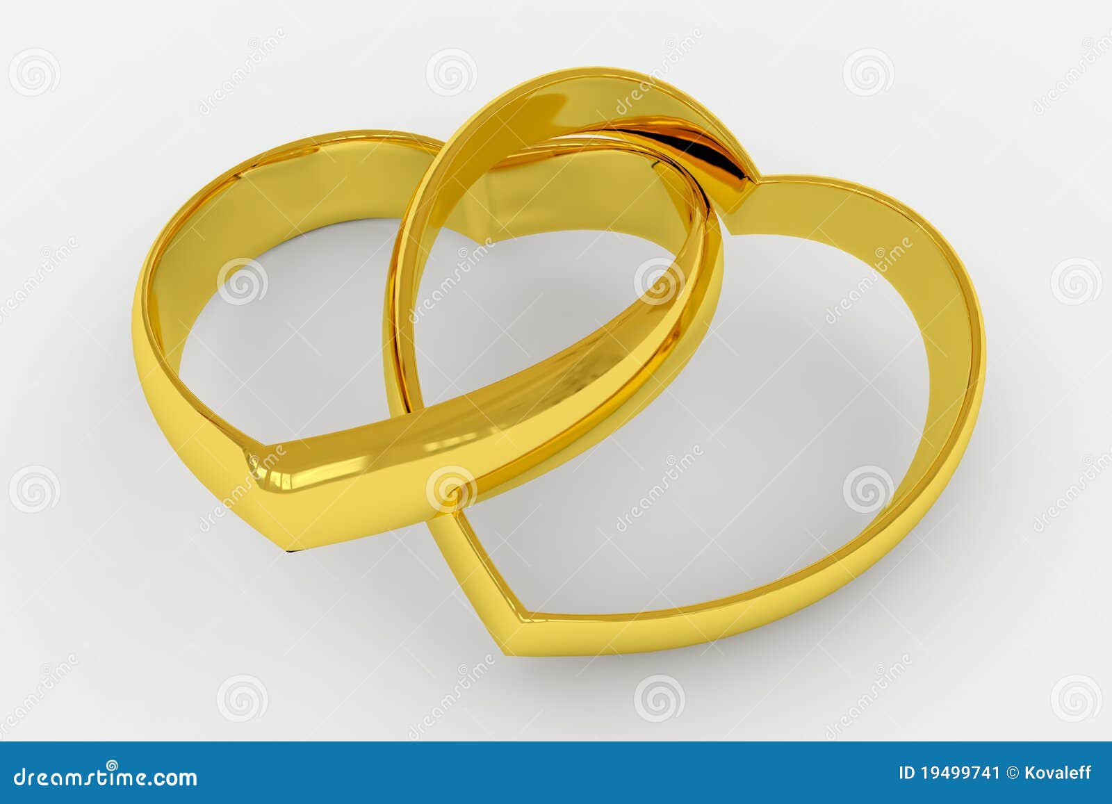 Wedding Rings And Hearts Borders