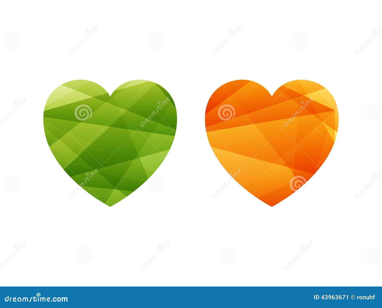 Heart shaped graphic stock vector. Illustration of paints - 43963671