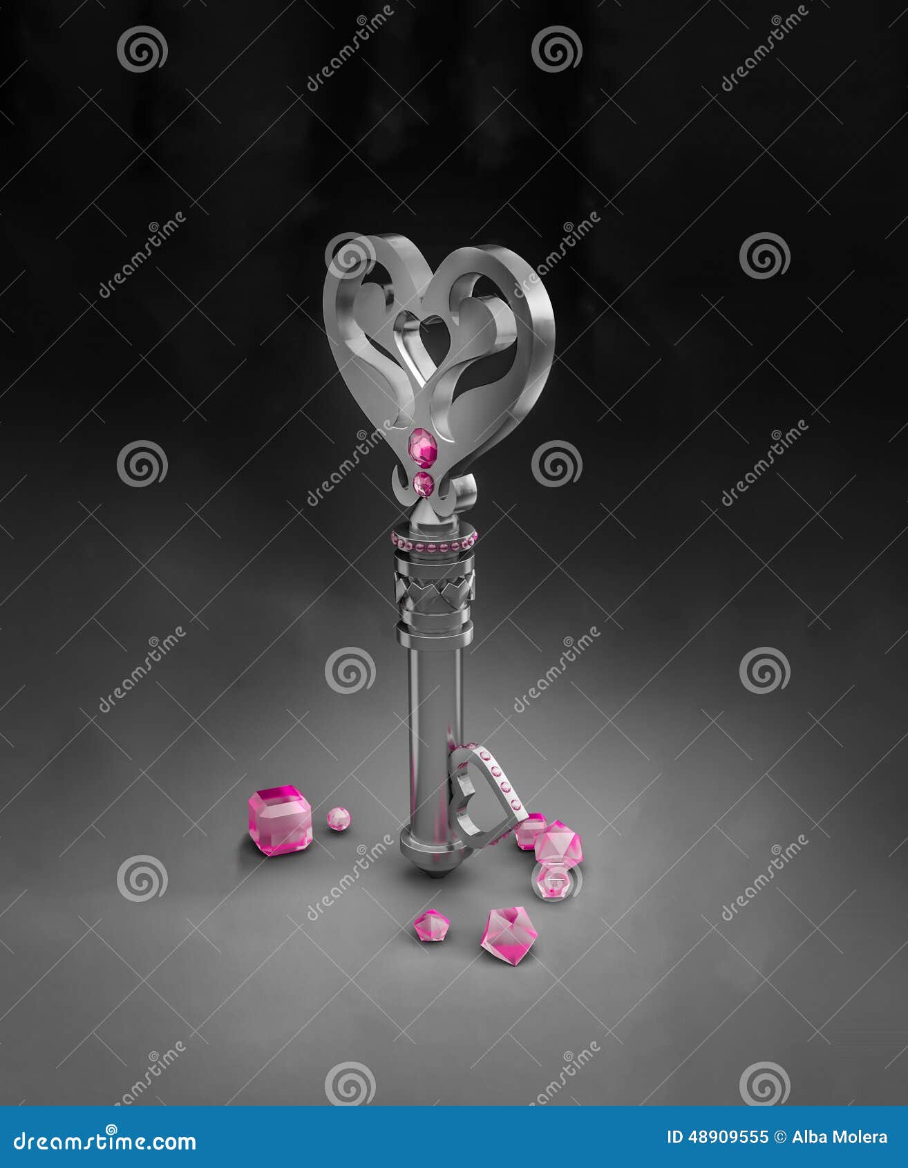 Heart shaped key stock illustration. Illustration of marry - 48909555