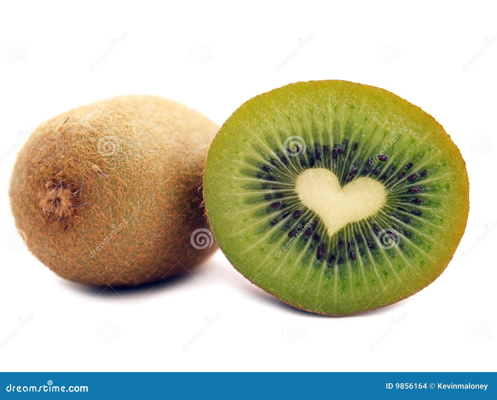 Heart shaped kiwi stock photo. Image of desert, macro - 9856164