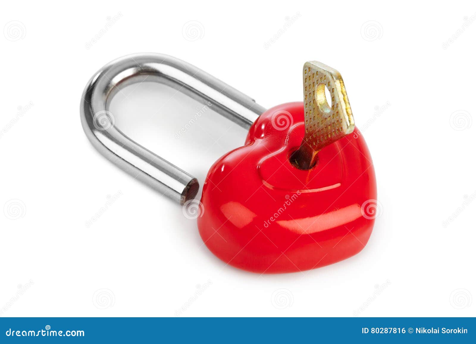 Heart shaped lock and key stock photo. Image of opened - 80287816