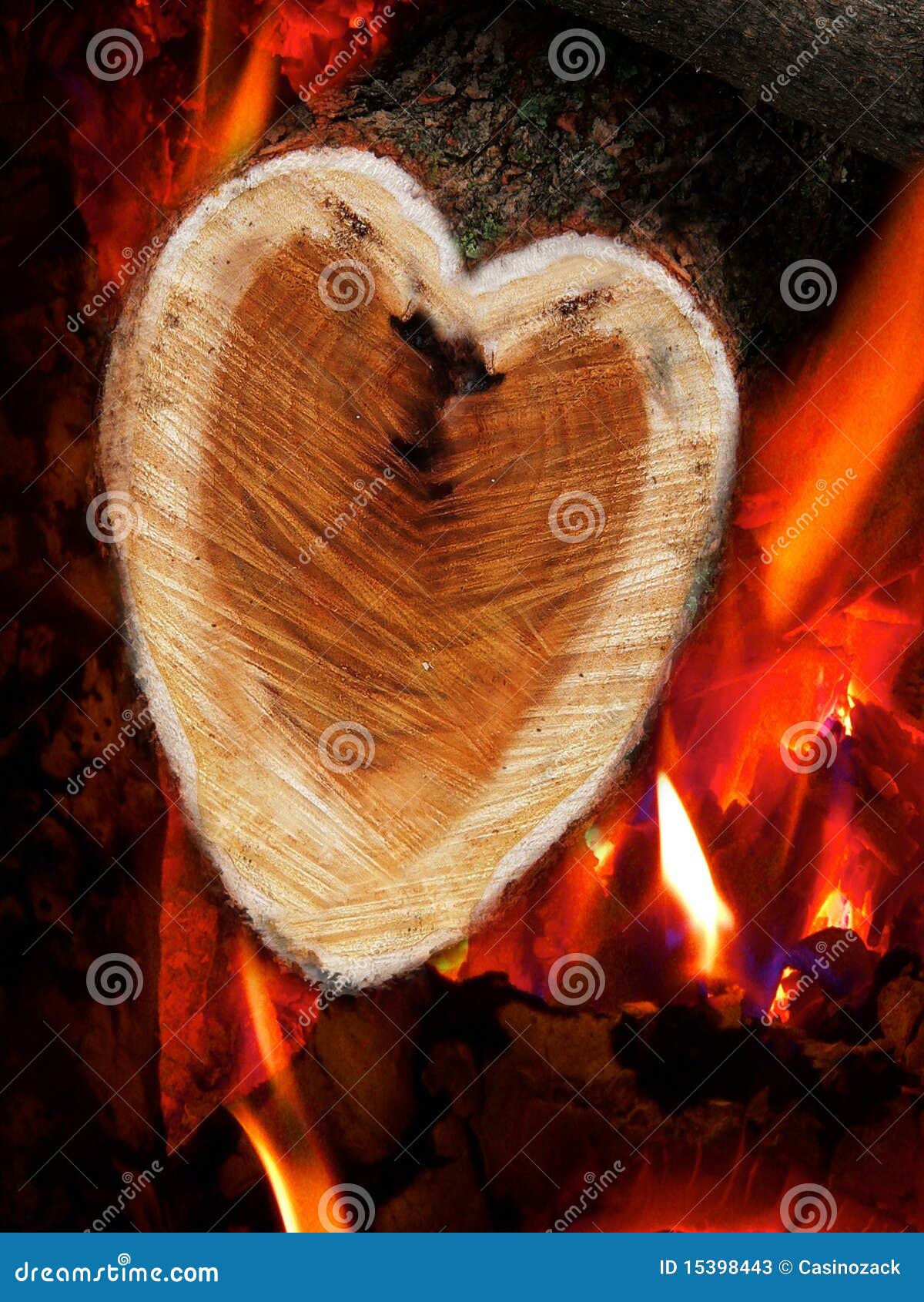 Heart-shaped log stock image. Image of fire, random, burn - 15398443