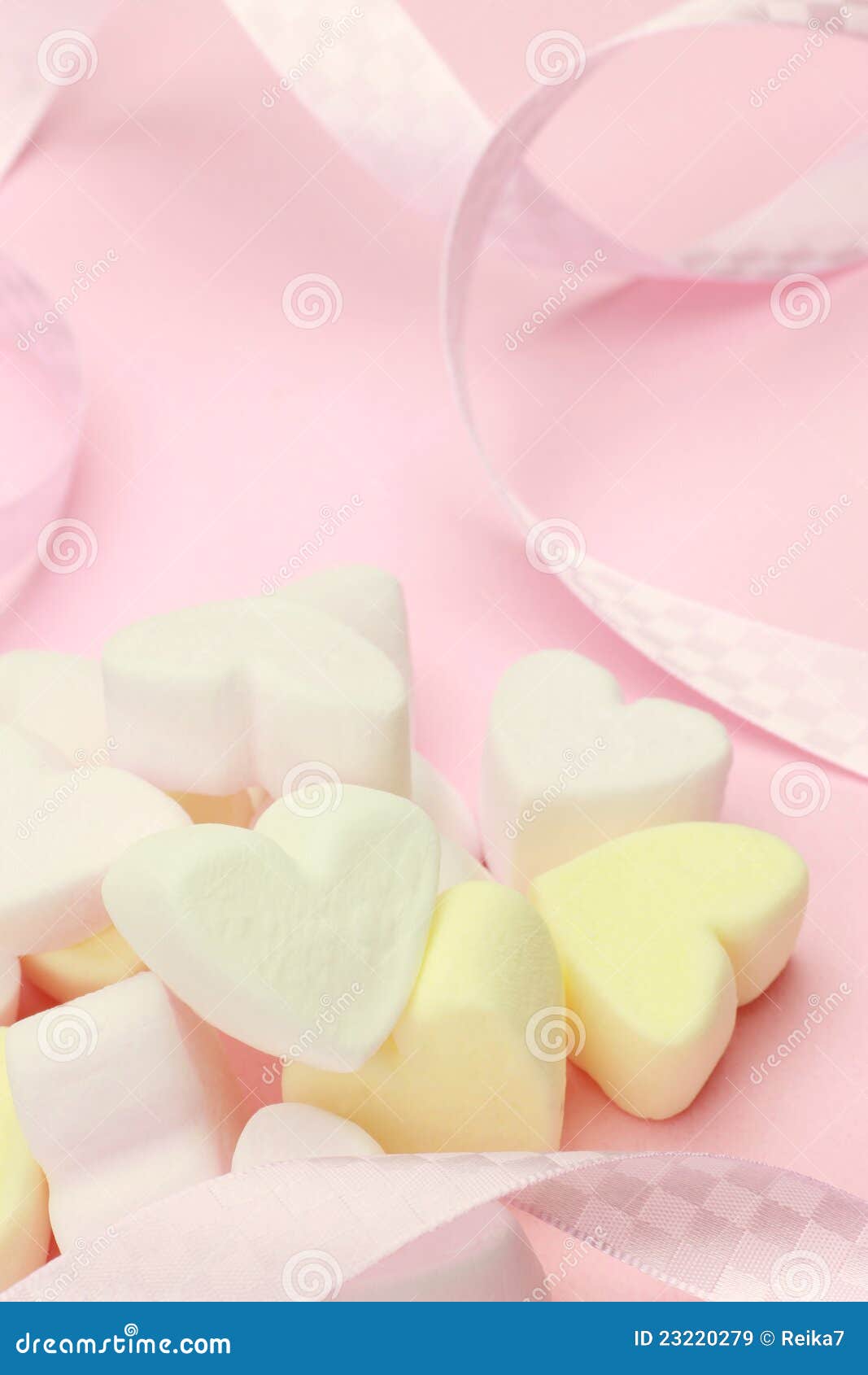Heart-shaped marshmallow stock image. Image of confectionery - 23220279