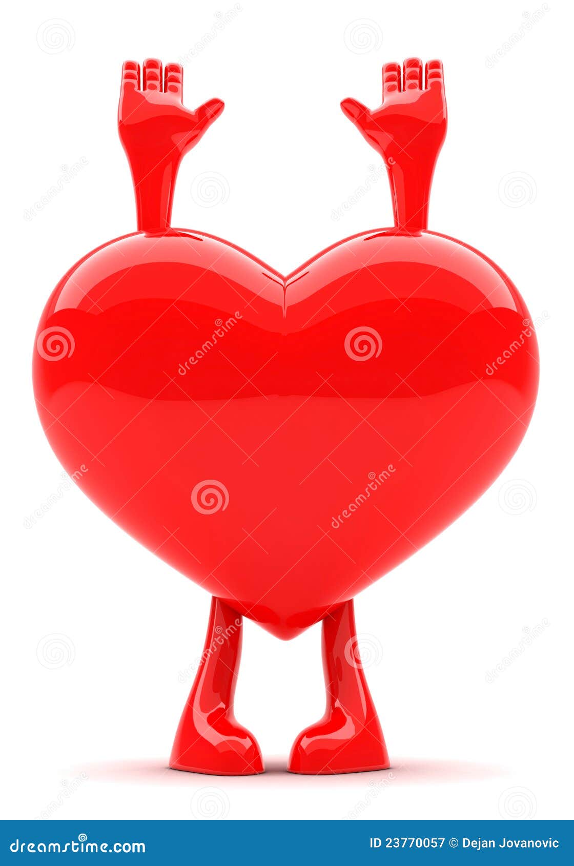 Heart shaped mascot stock illustration. Illustration of character ...