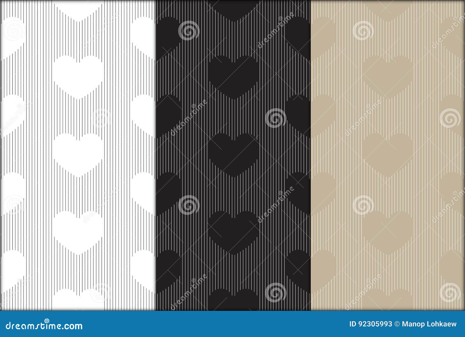 Heart Shaped Modern Line Pattern Vector Background Stock Vector ...