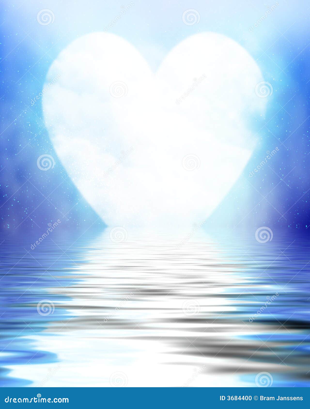 Heart shaped moon stock illustration. Illustration of love - 3684400