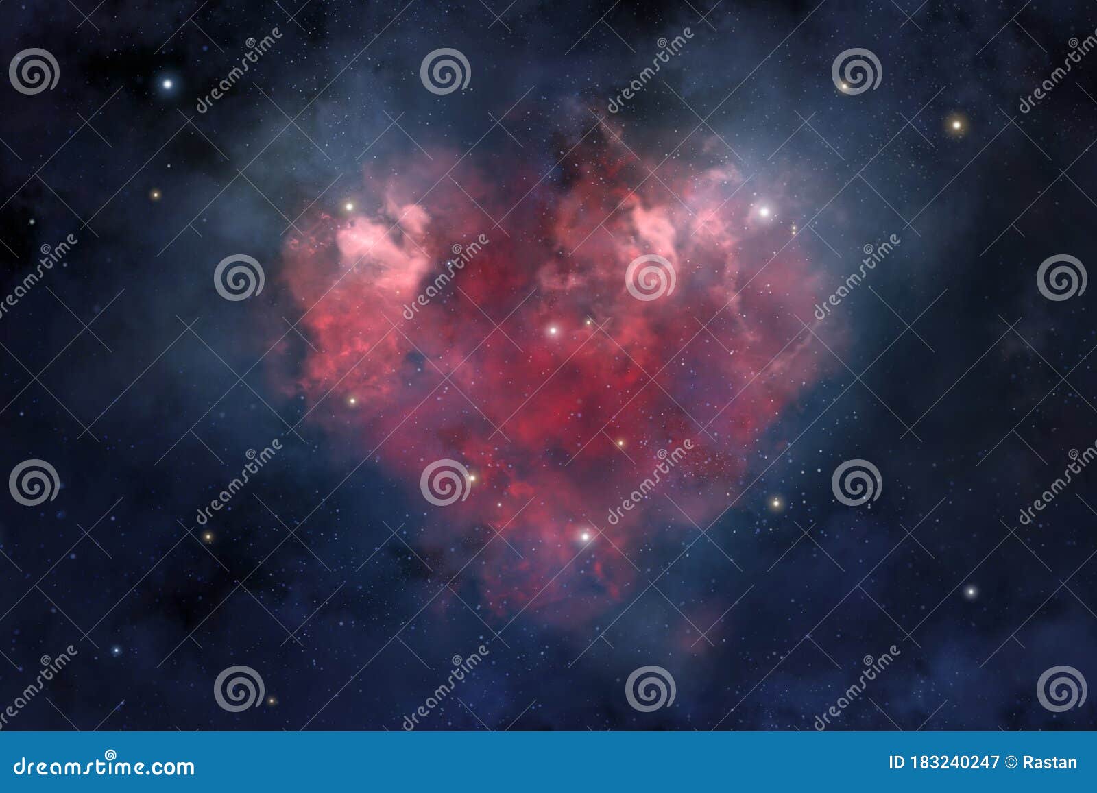 Heart Nebula Enhanced Universe Image Elements From NASA / ESO | Galaxy ...