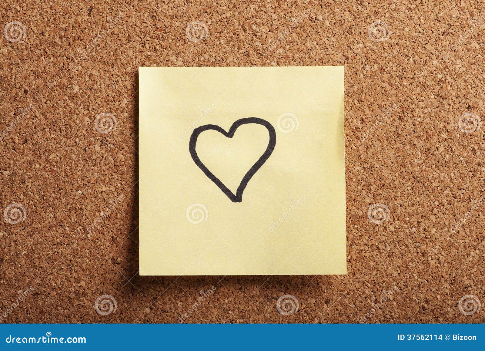 Heart-shaped note stock photo. Image of date, abstract - 37562114