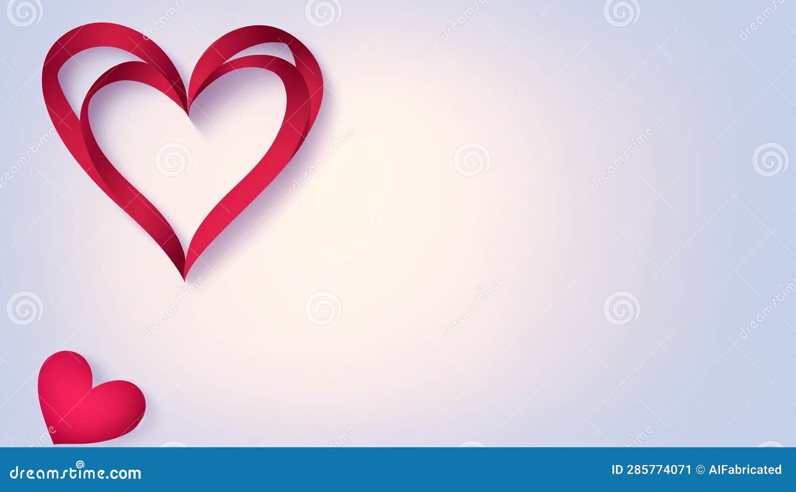 A Heart Shaped Paper Cut into a Heart Stock Illustration - Illustration ...