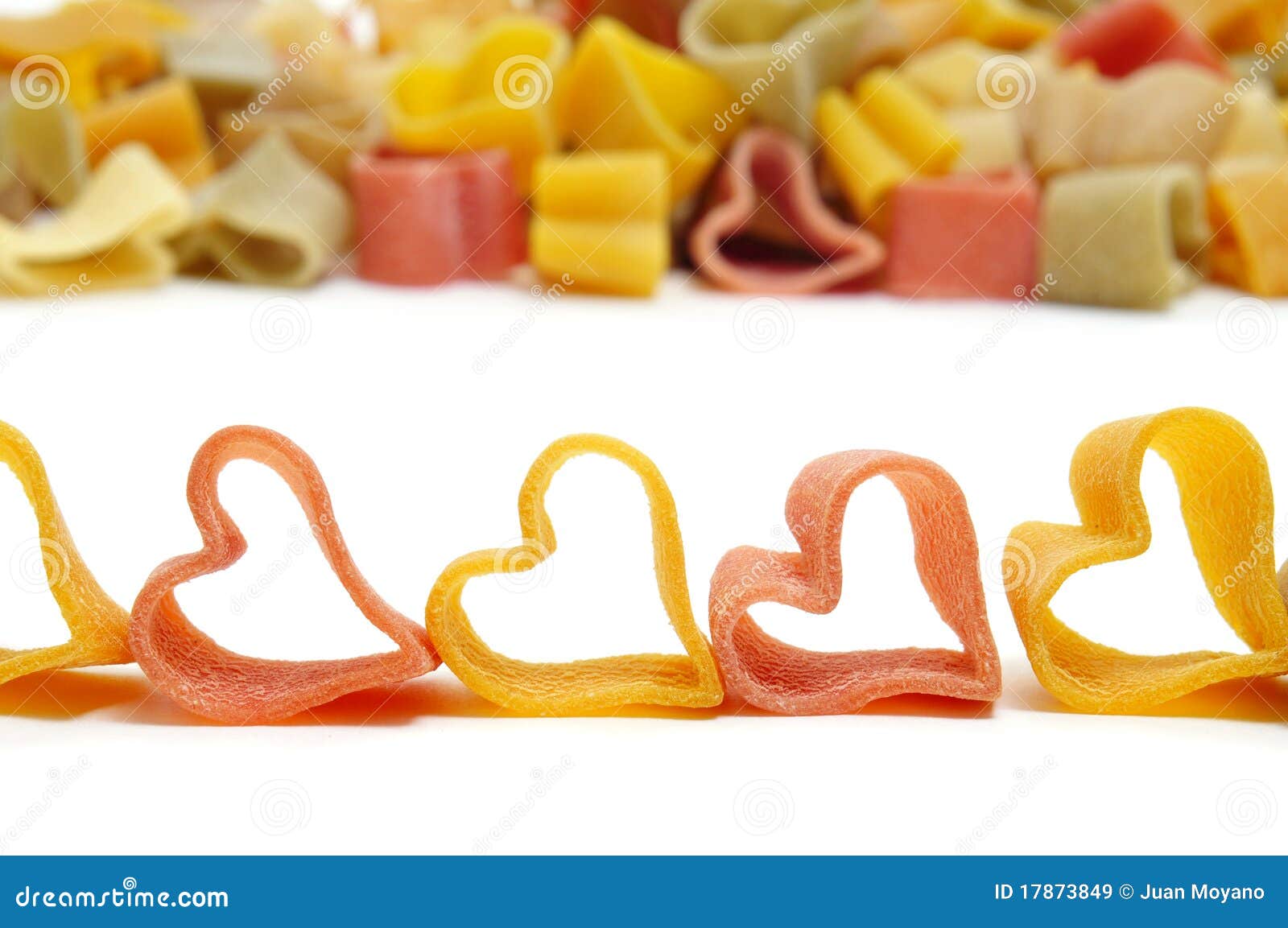 Heart shaped pasta stock image. Image of culinary, heart - 17873849