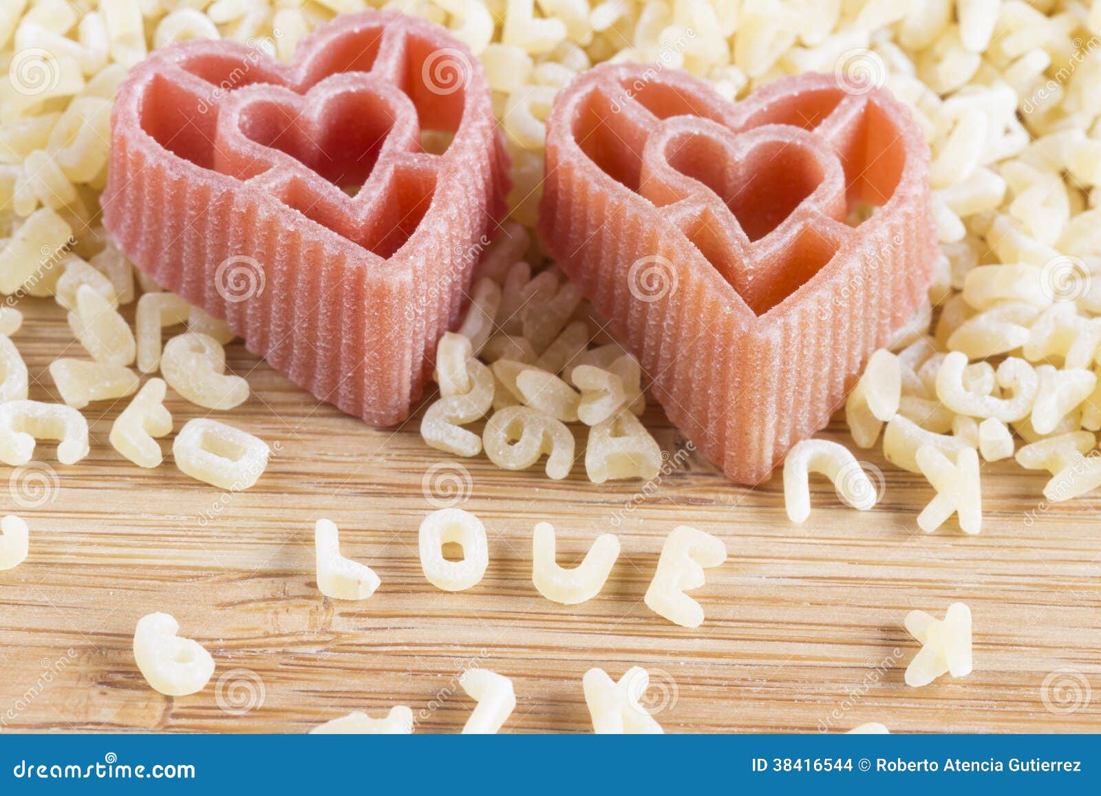Heart shaped pasta stock photo. Image of detail, heartshaped - 38416544
