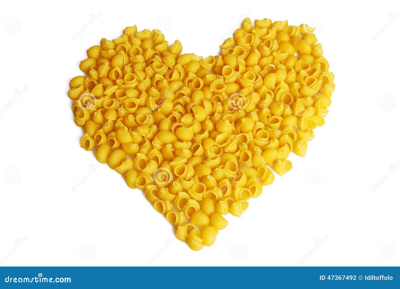 Heart Shaped Pasta stock photo. Image of italy, dieting - 47367492