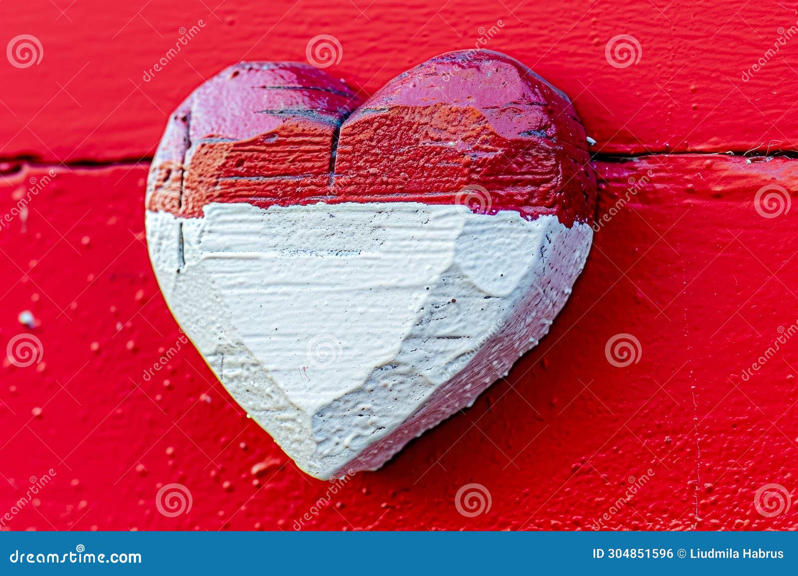 Heart-shaped Pattern with a Red and White Color Scheme Stock ...