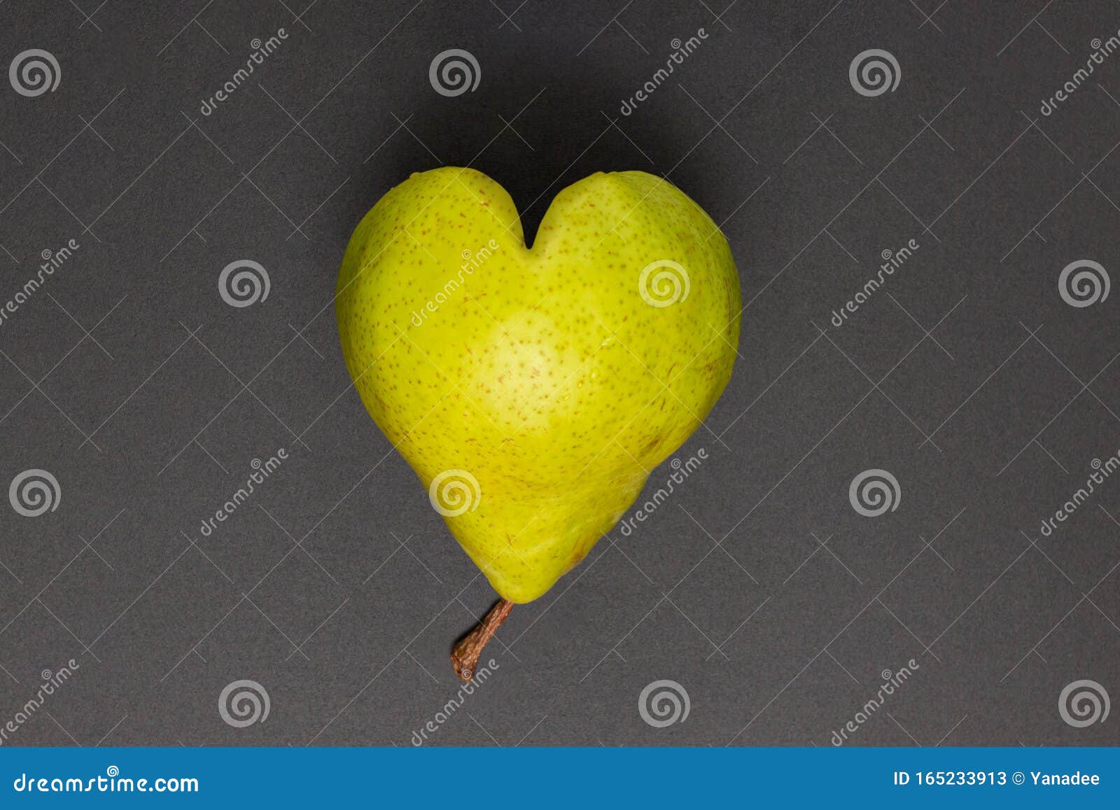 Heart shaped pear stock image. Image of vitamins, snack - 165233913