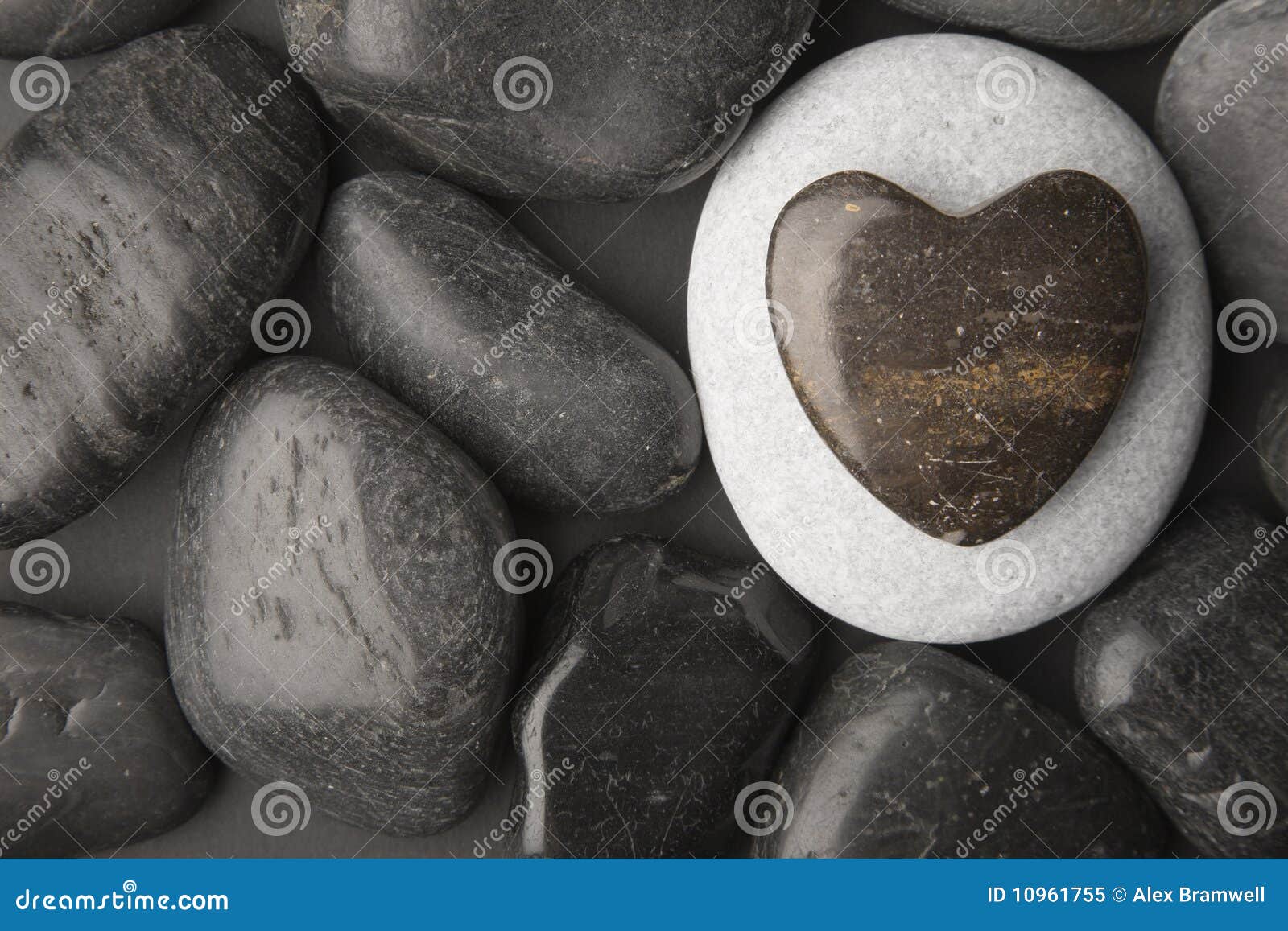 Heart Shaped Pebble stock image. Image of rock, lava - 10961755