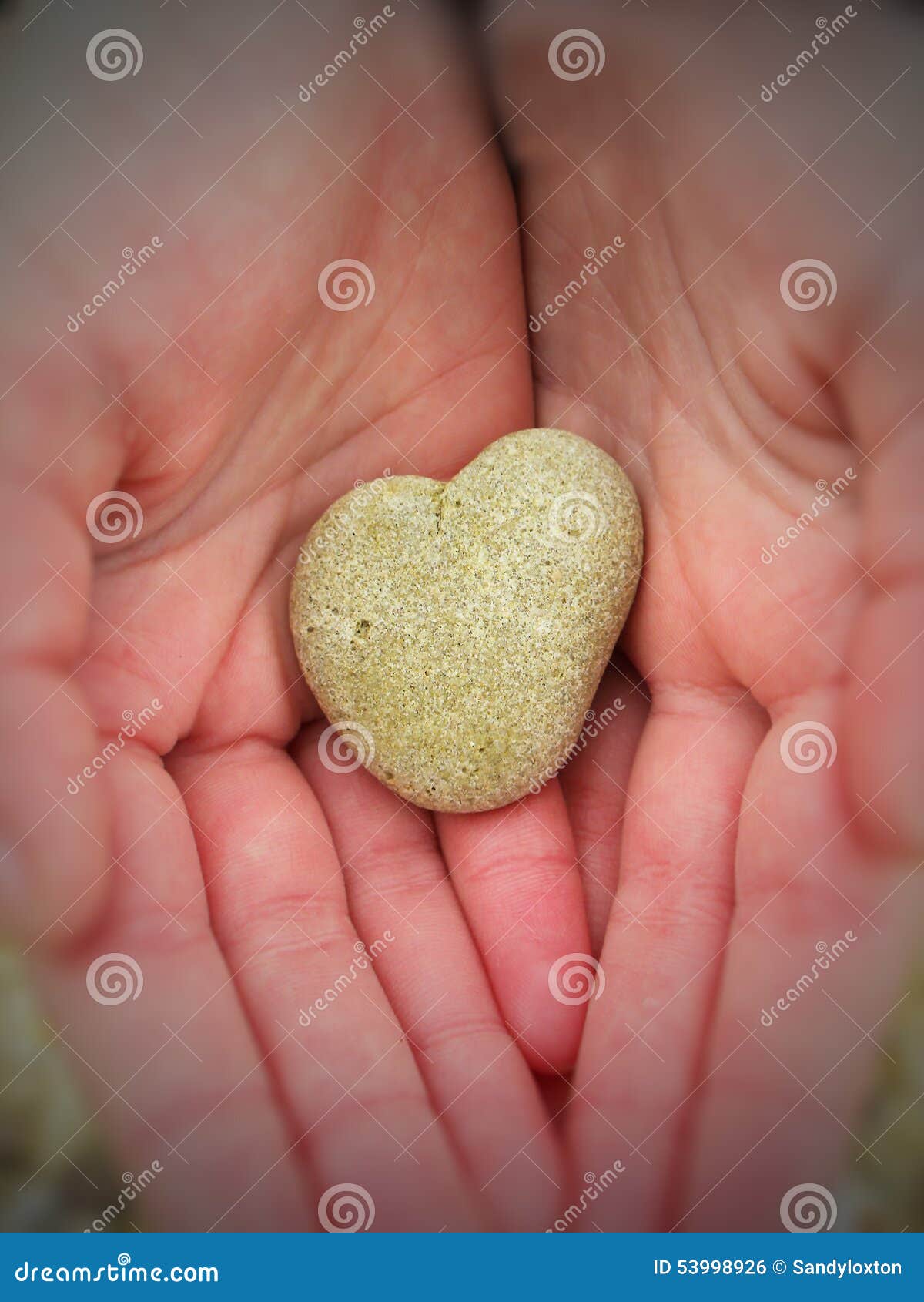 Heart-shaped Pebble in a Child S Hands Stock Photo - Image of emotions ...