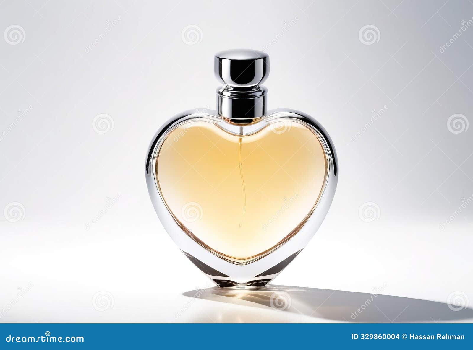Heart Shaped Perfume Bottle Stock Illustration - Illustration of ...