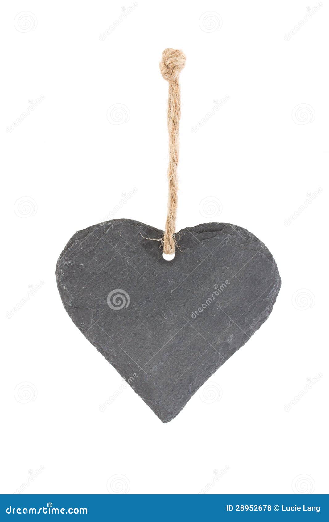 Heart Shaped Piece of Slate on White Stock Photo - Image of valentines ...