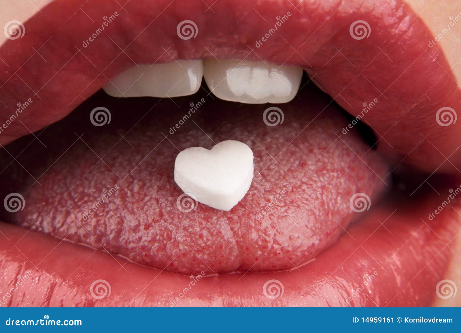 Heart Shaped Pill in Woman S Mouth Stock Image - Image of prescribe ...