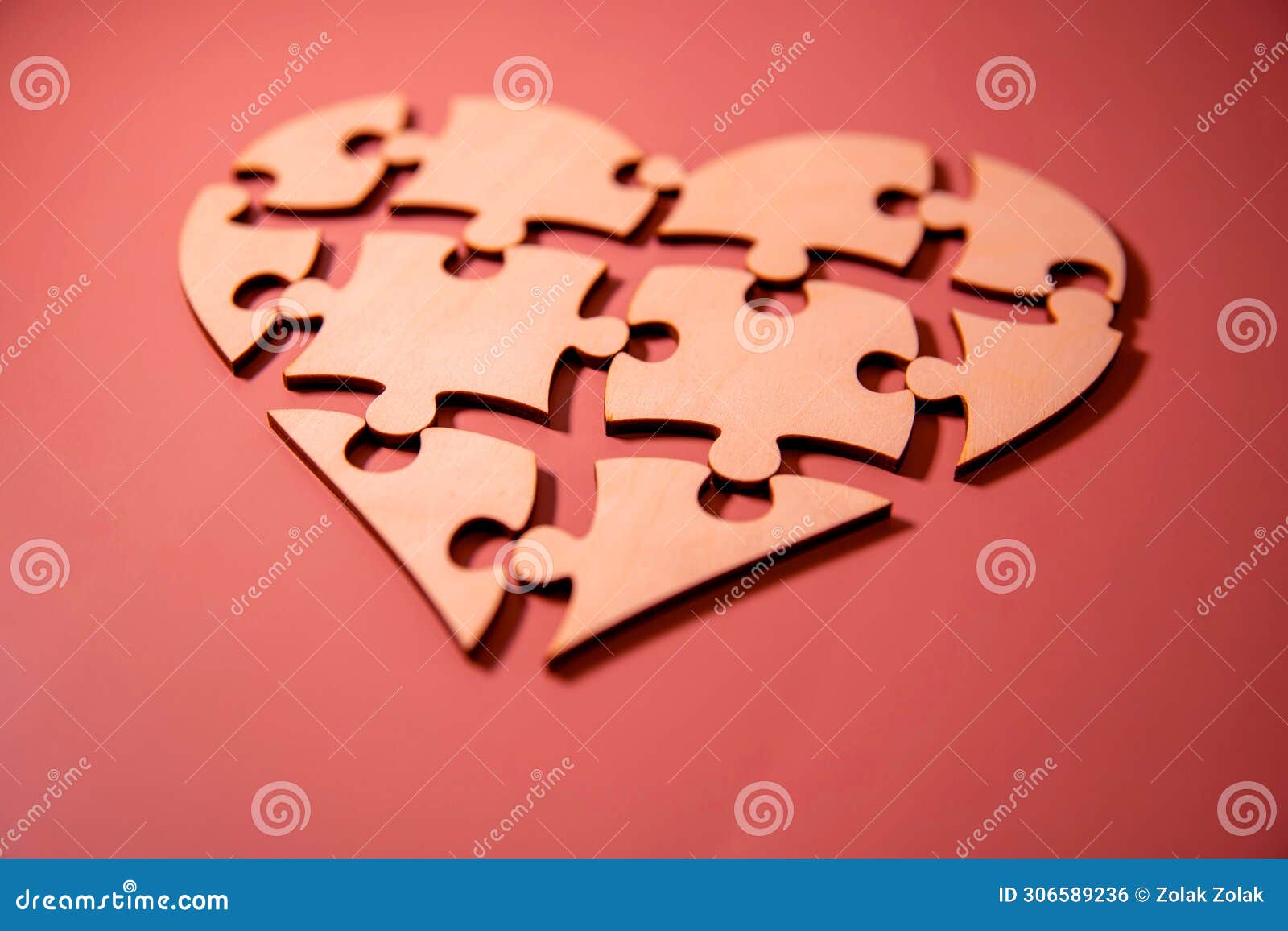 Heart-shaped Puzzle and Human Hand with the Missing Piece of Puzzle ...