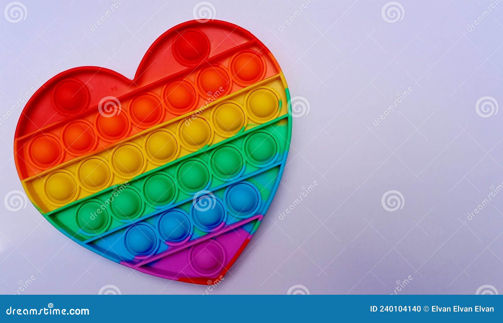 Heart-shaped Rainbow Rubber Photo during the Day Stock Photo - Image of ...