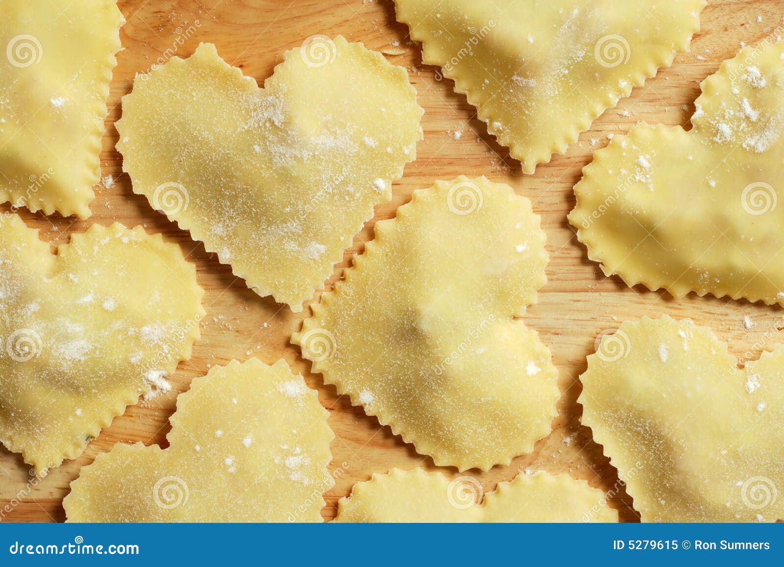 Heart-shaped ravioli stock image. Image of carbohydrate - 5279615