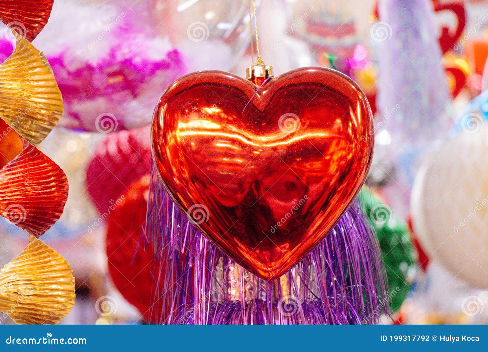 Heart Shaped Red Color Object in View Stock Photo - Image of shape ...