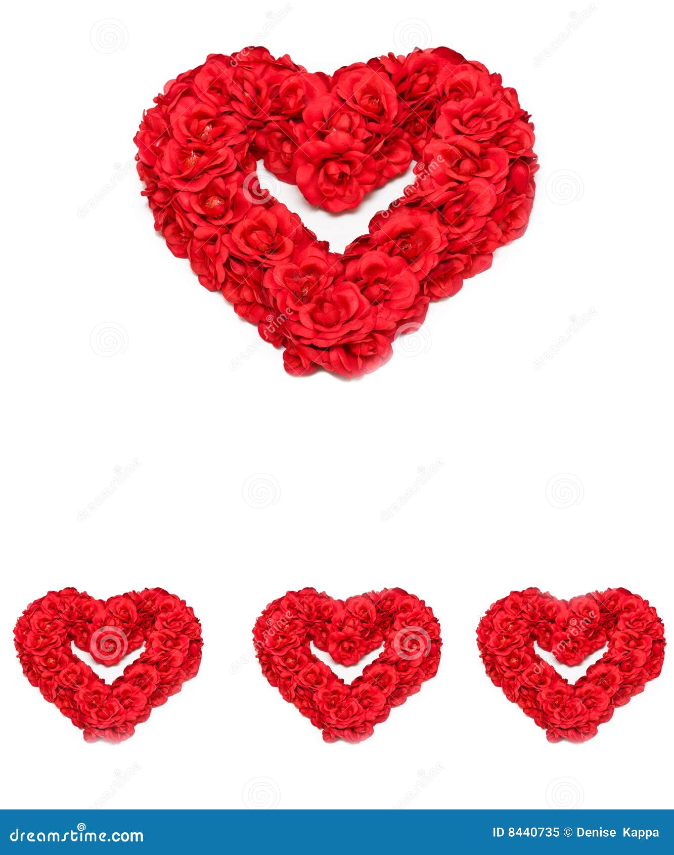 Heart Shaped Red Roses stock image. Image of romantic - 8440735