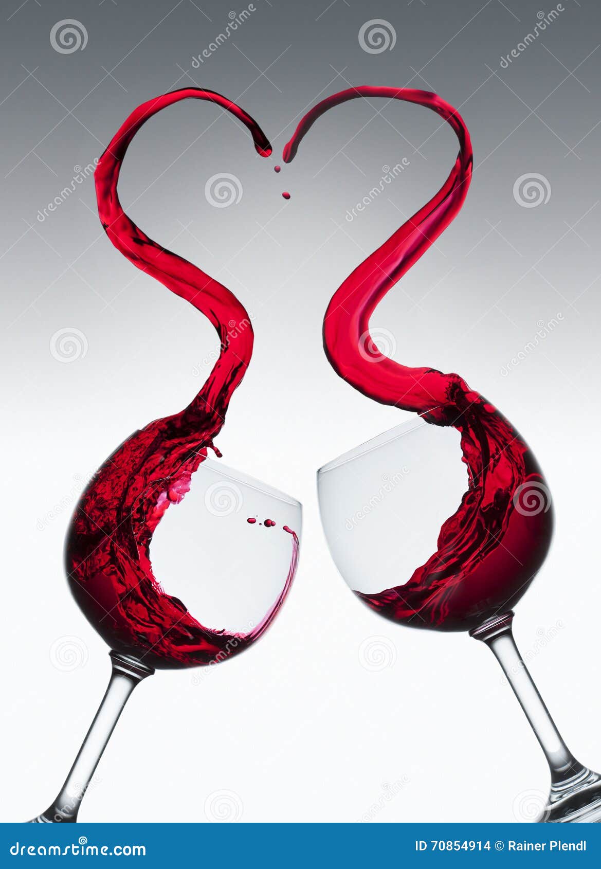 Heart Shaped Red Wine Splash Stock Photo - Image of glasses, romance ...