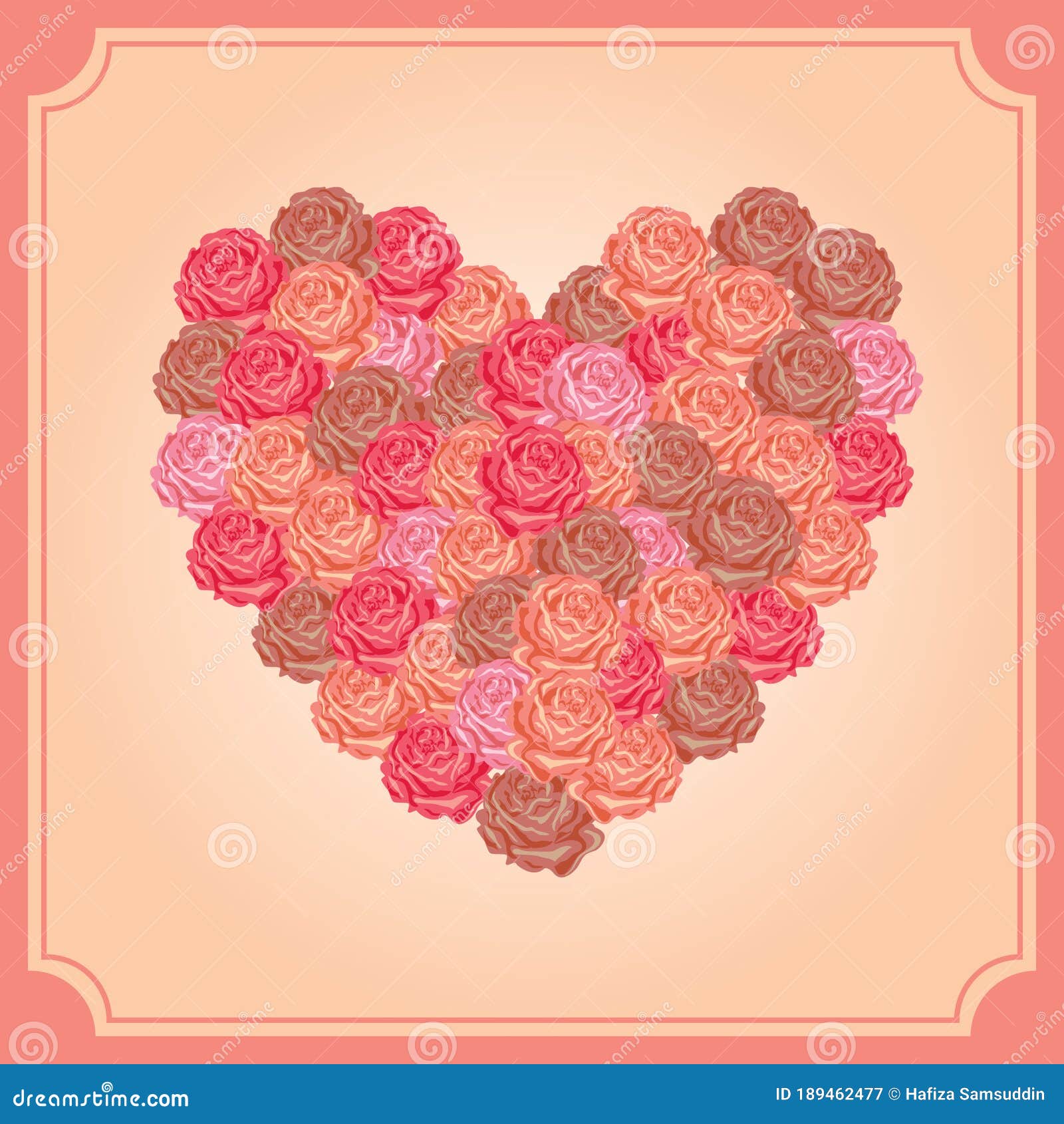 Rose Collage With Color Swatches Royalty-Free Stock Photography ...