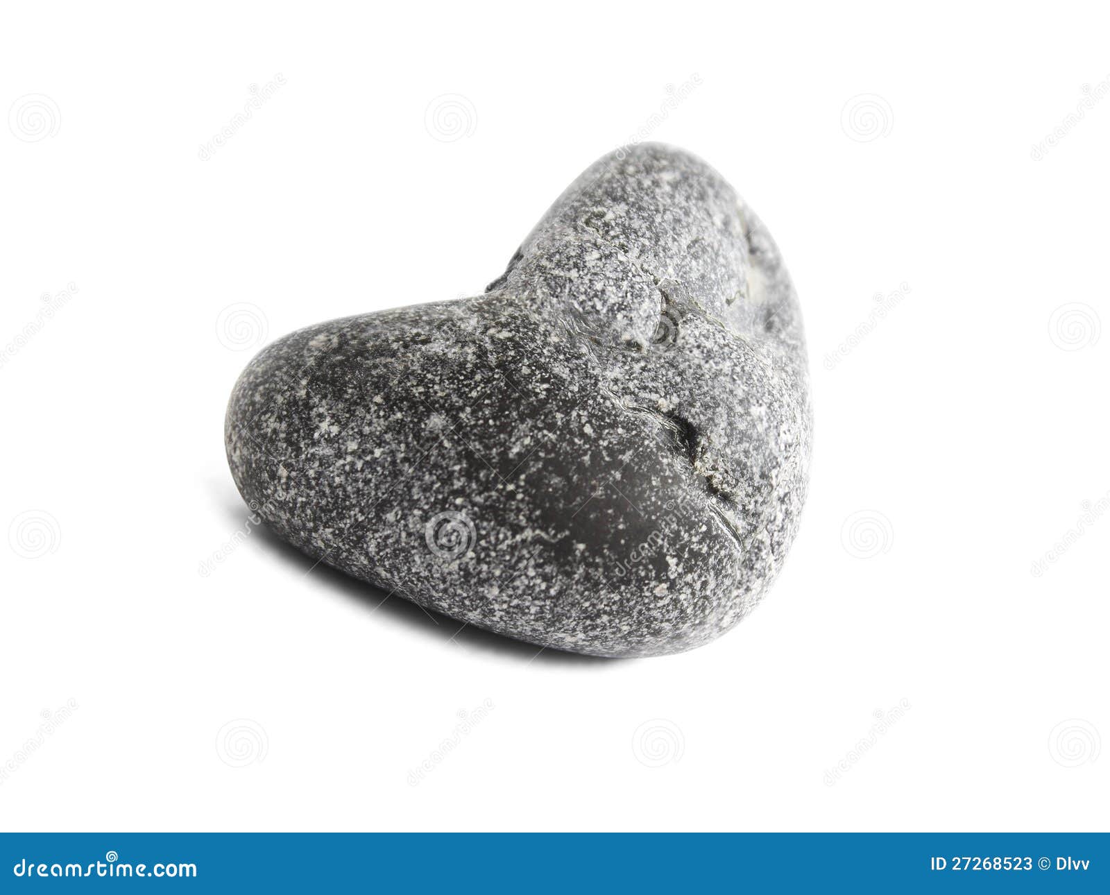 Heart-shaped Sea Stone (pebble) on White Stock Image - Image of natural ...