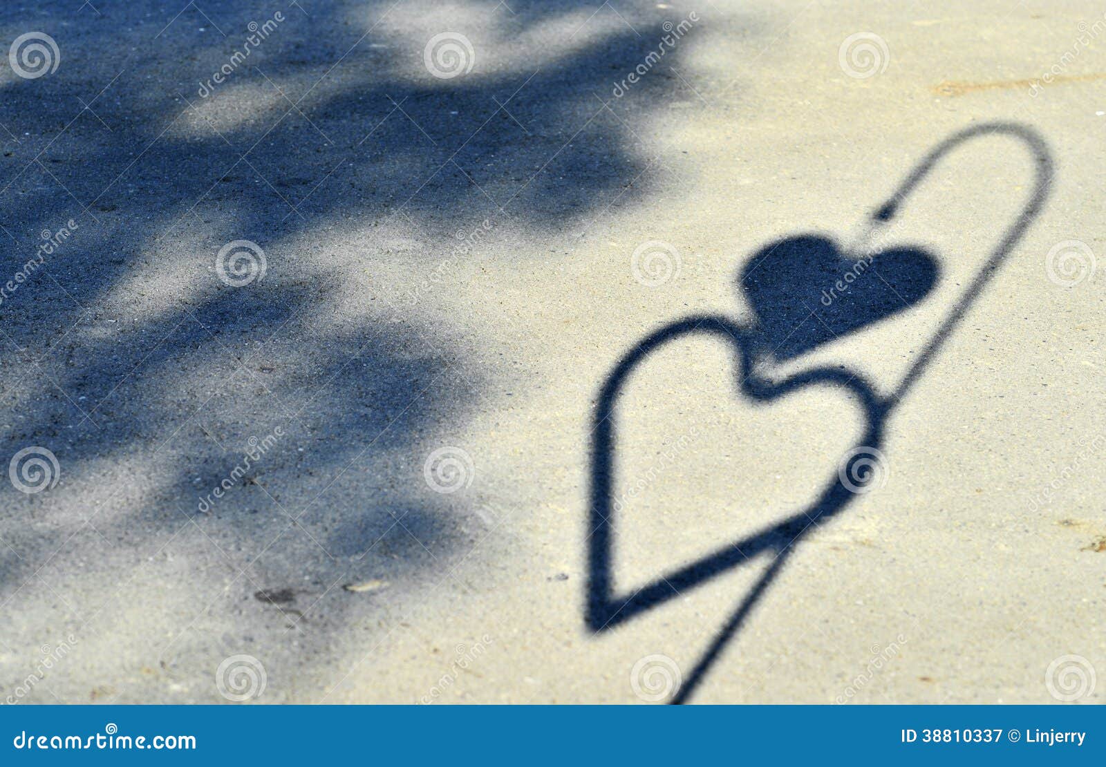 Heart shaped shadow stock image. Image of meaning, macro - 38810337