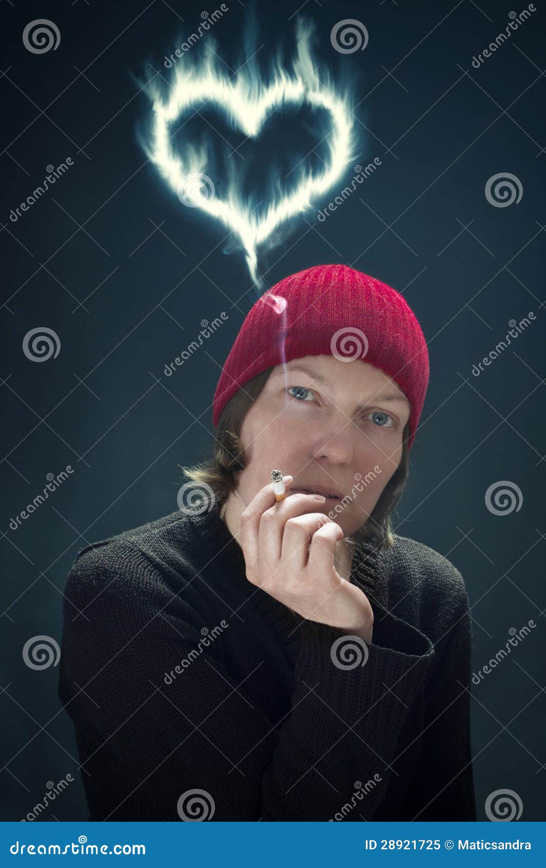 Heart shaped smoke stock image. Image of health, concept - 28921725