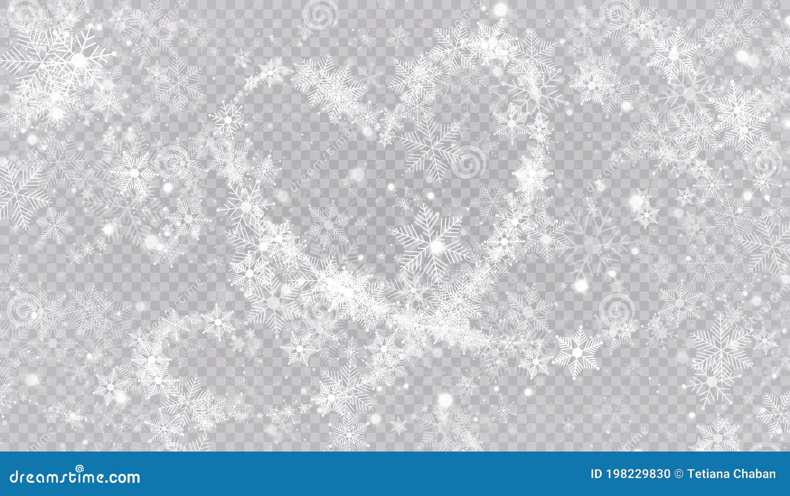 Heart Shaped Snowflakes in a Flat Style in Continuous Drawing Lines ...