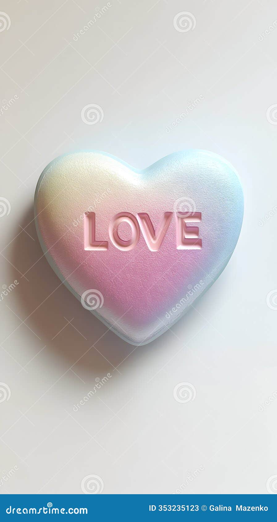 Heart-shaped Pastel Soap with Love Engraving for Decorative and ...