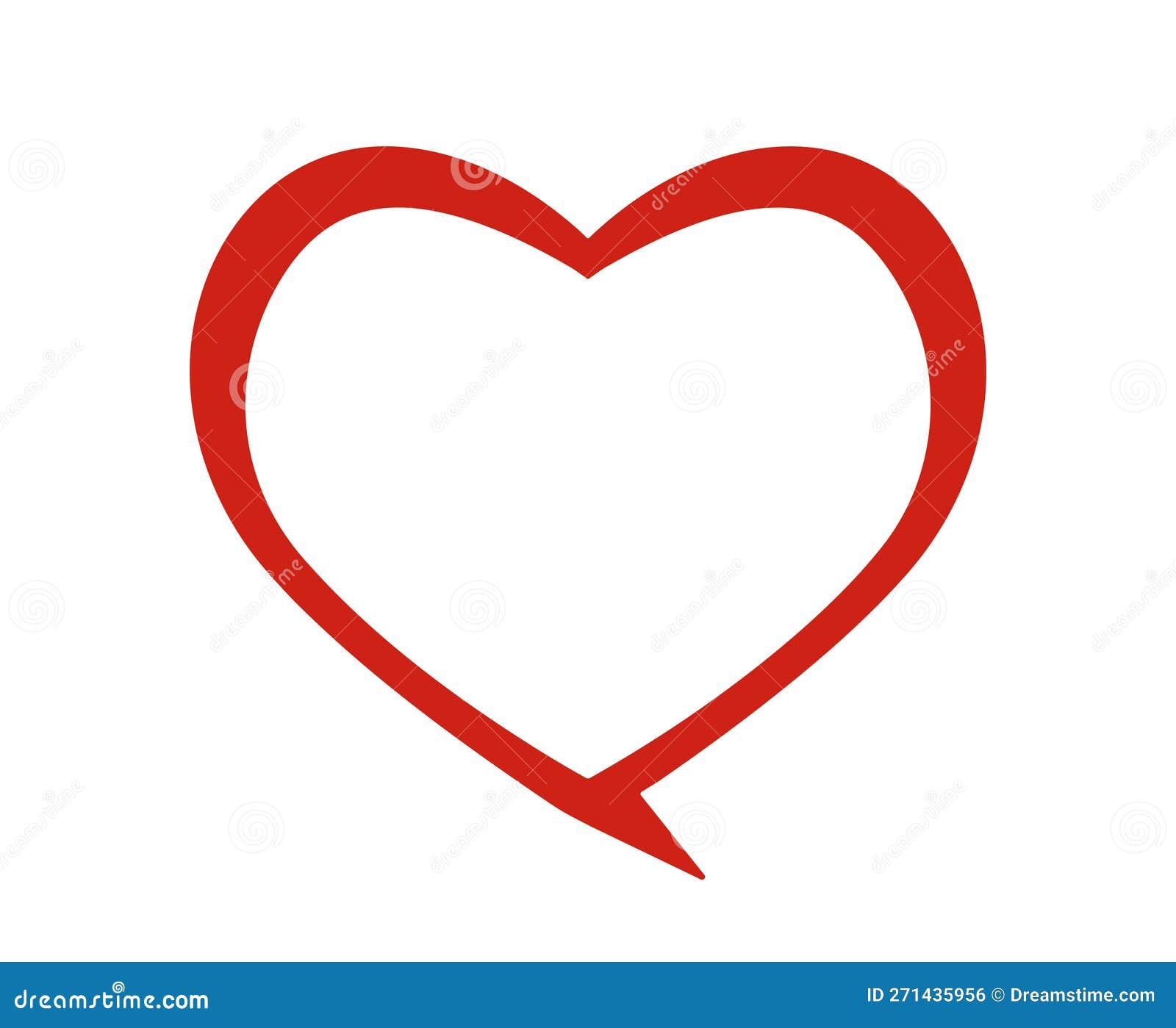 Heart Shaped Speech Bubble Vector Icon Stock Vector - Illustration of ...