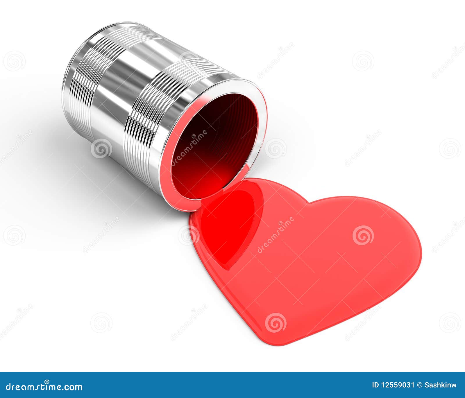 Heart shaped spilled paint stock illustration. Illustration of card ...