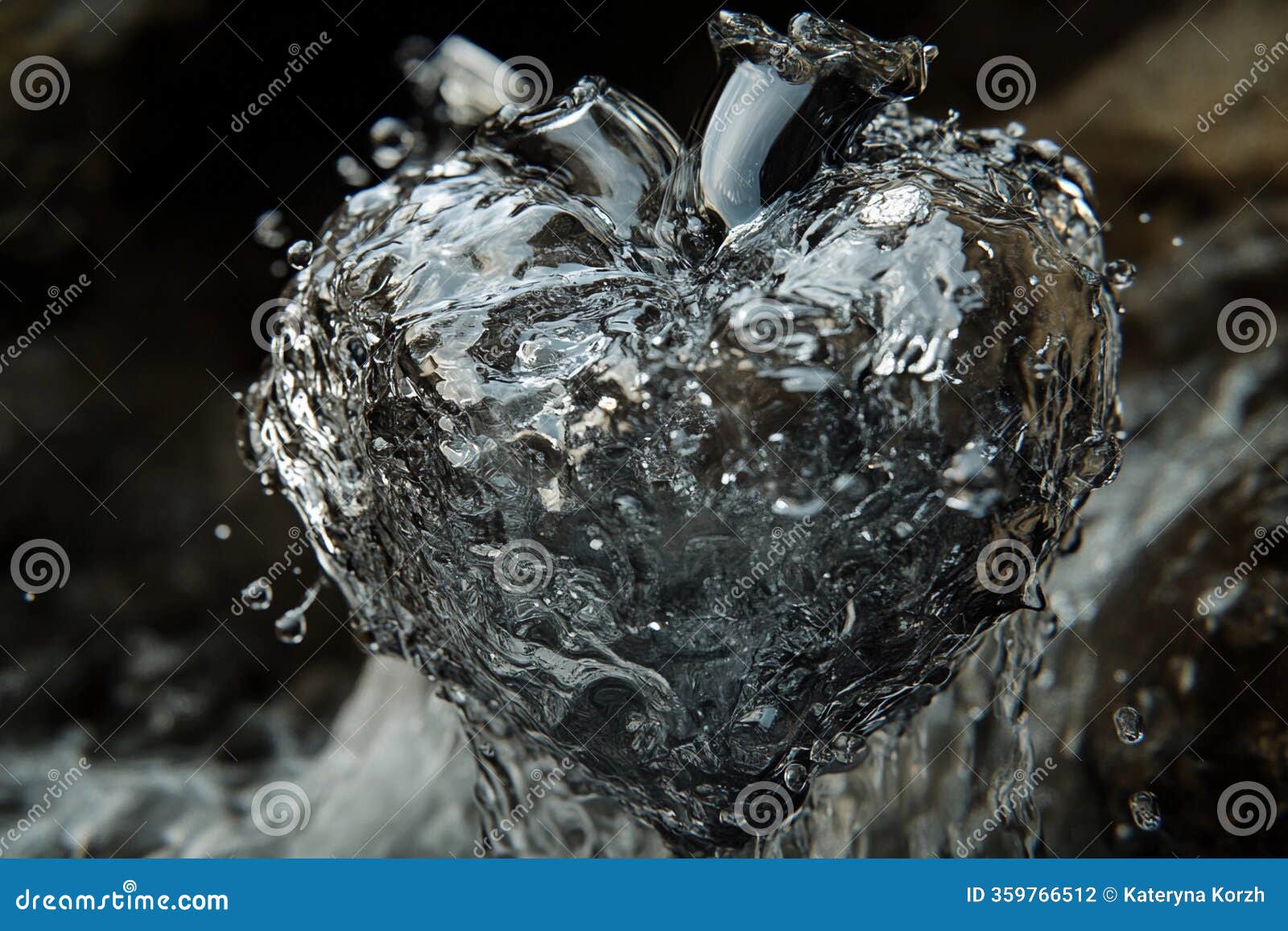 Heart-shaped Splash of Water Creates Beautiful and Dynamic Visual ...